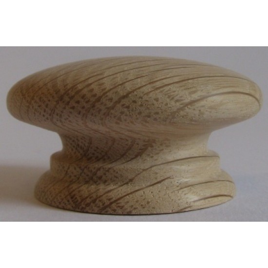Knob Style A 55mm Oak Sanded Wooden Knob