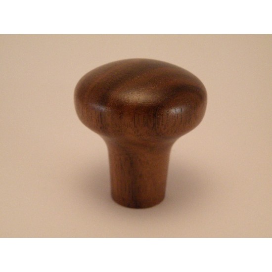 Knob style M 35mm walnut lacquered wooden knob