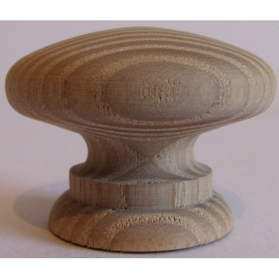 Knob style A 40mm beech sanded wooden knob
