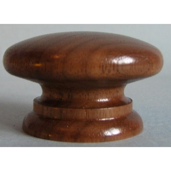 Knob style A 48mm walnut lacquered wooden knob