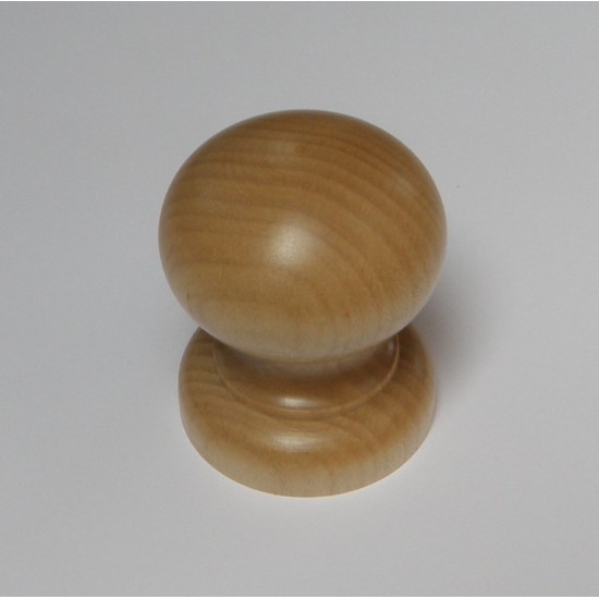 Large Maple2 Wooden Lacquered Door Knob