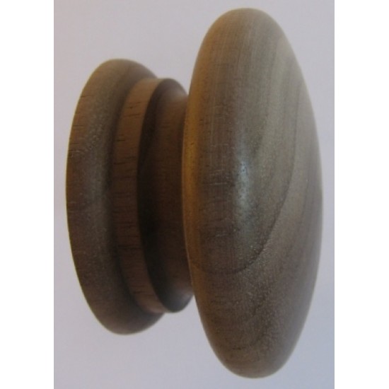 Knob style A 55mm walnut sanded wooden knob