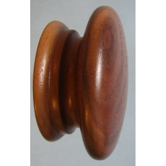Knob style A 55mm walnut lacquered wooden knob