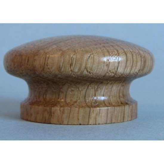 Knob style I 55mm oak lacquered wooden knob